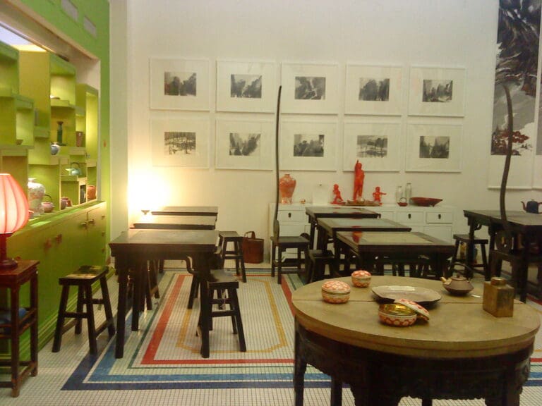 Le salon de thé de la Maison de la Chine